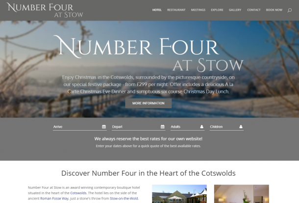 website | Number Four at Stow